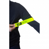 Grand brassard réfléchissant enrouleur personnalisable