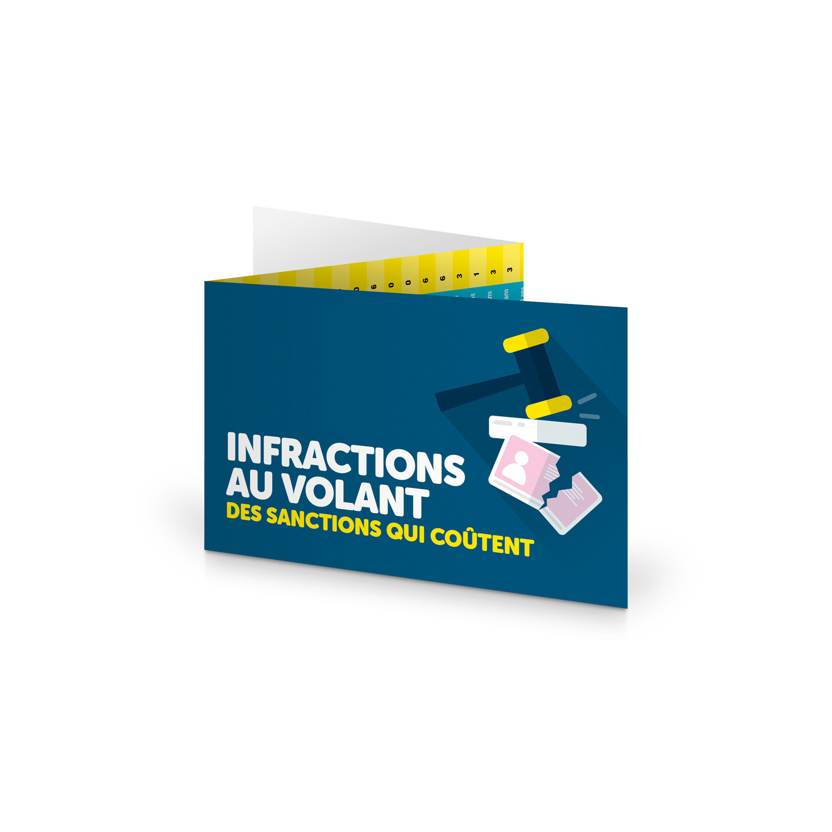 Réglette de sensibilisation code de la route et infraction routière