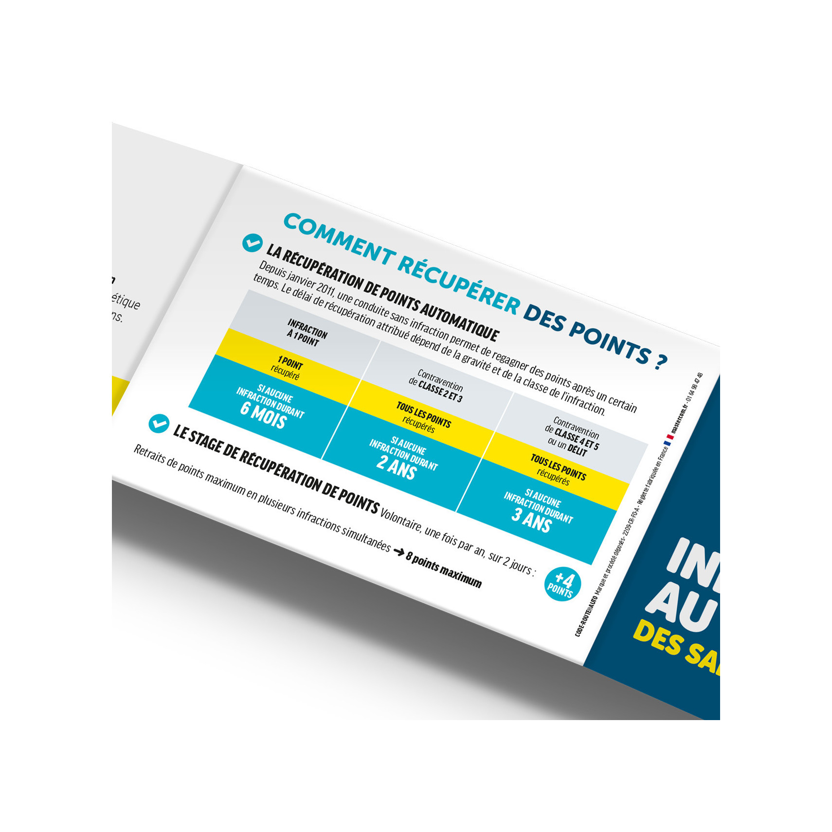 Réglette de sensibilisation code de la route et infraction routière